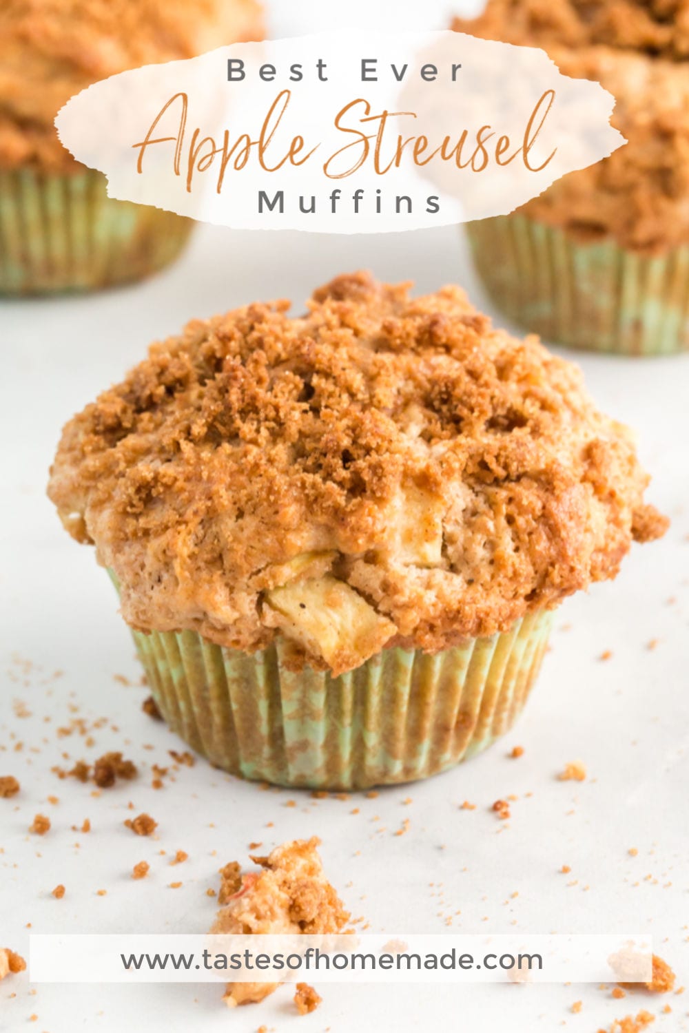 Best Ever Apple Streusel Muffins - Tastes of Homemade