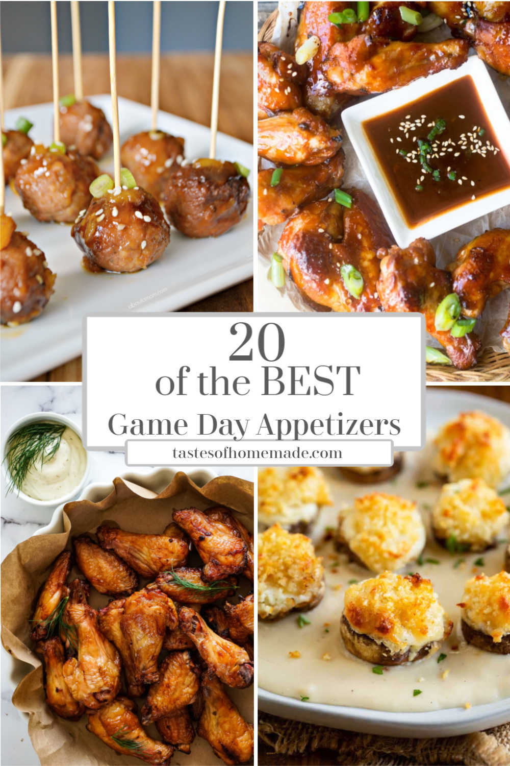 20 of the Best Game Day Snacks and Appetizers - Tastes of Homemade