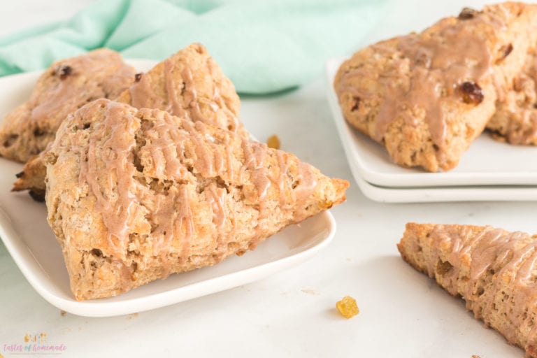 Cinnamon Raisin Scones - Tastes of Homemade