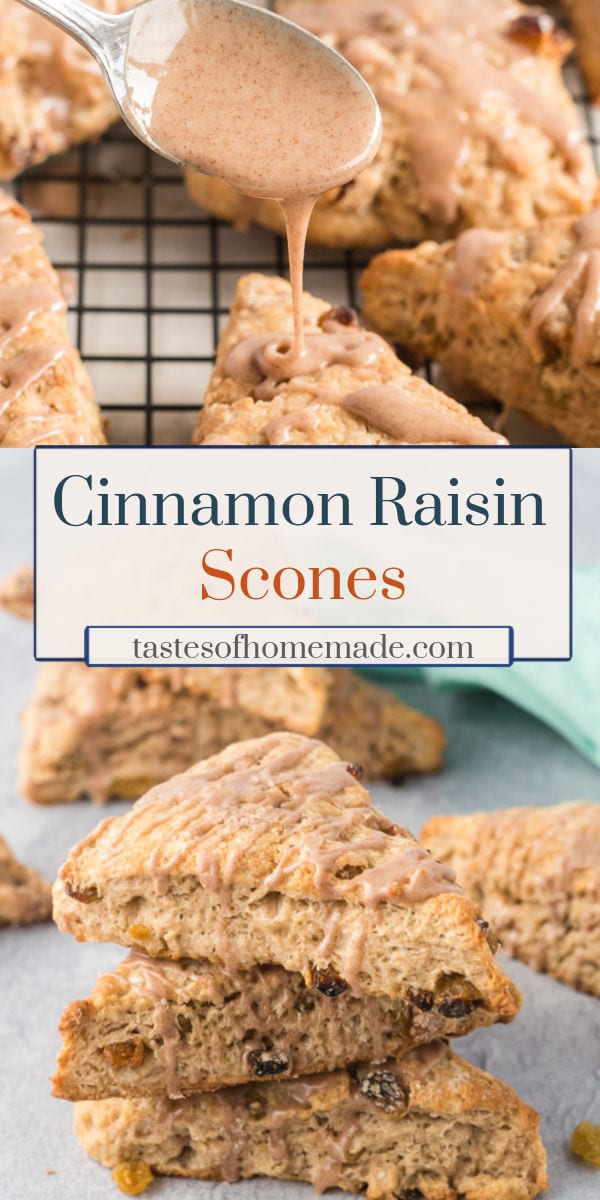 Cinnamon Raisin Scones - Tastes of Homemade