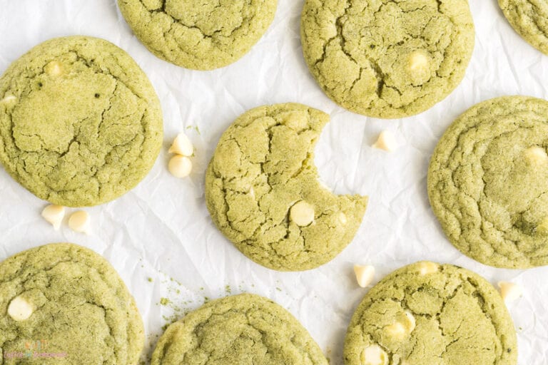 Matcha White Chocolate Cookies - Tastes of Homemade