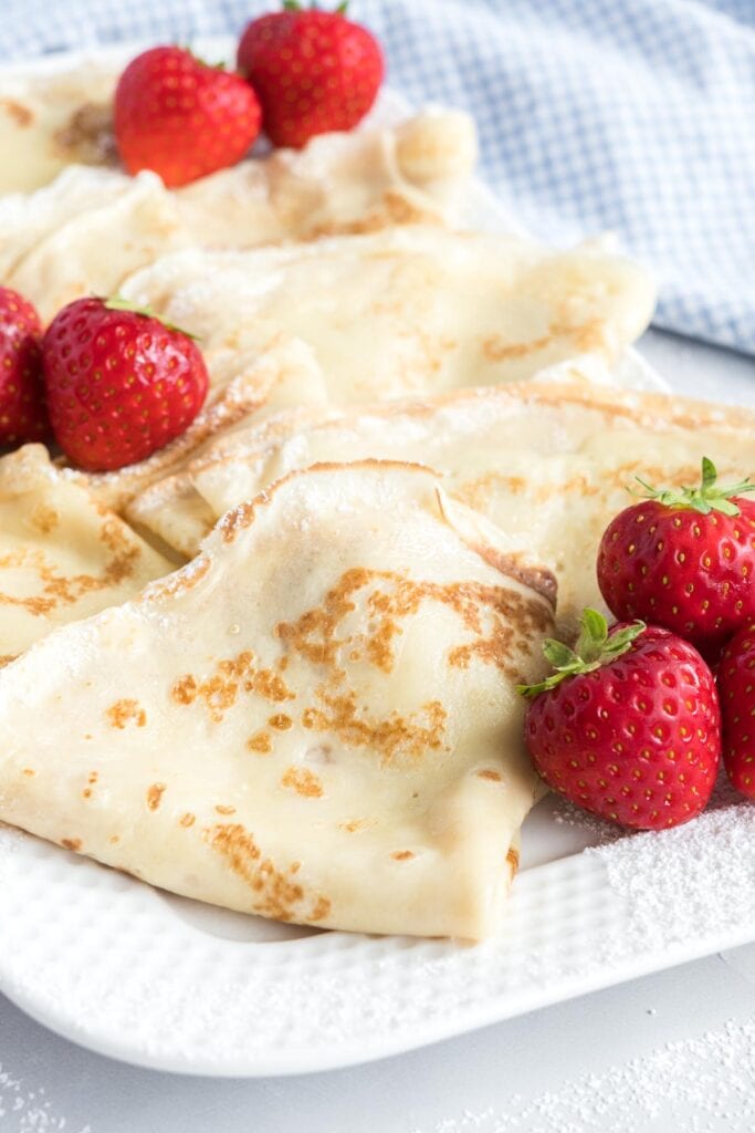 Easy Homemade Crepes - Tastes of Homemade