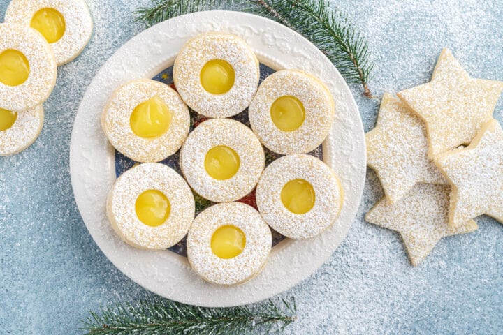 Lemon Shortbread Cookies - Tastes of Homemade