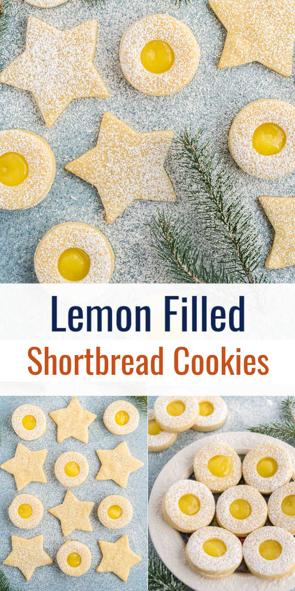 Lemon Shortbread Cookies - Tastes of Homemade