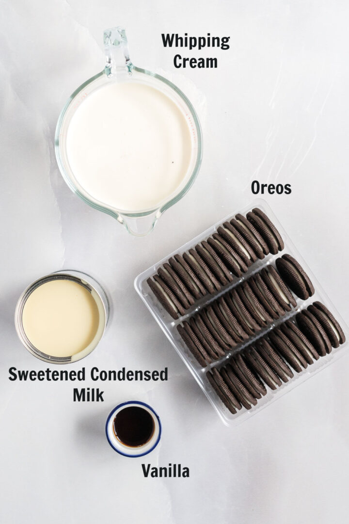 No-Churn Oreo Ice Cream - Tastes of Homemade