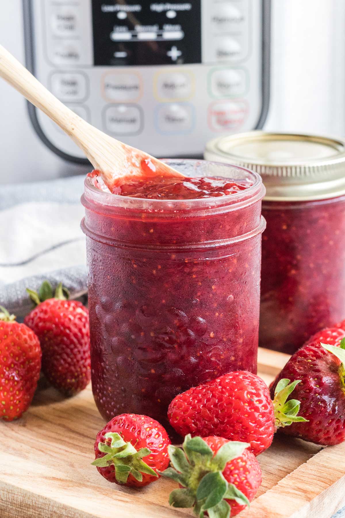 Instant Pot Strawberry Jam - Tastes of Homemade