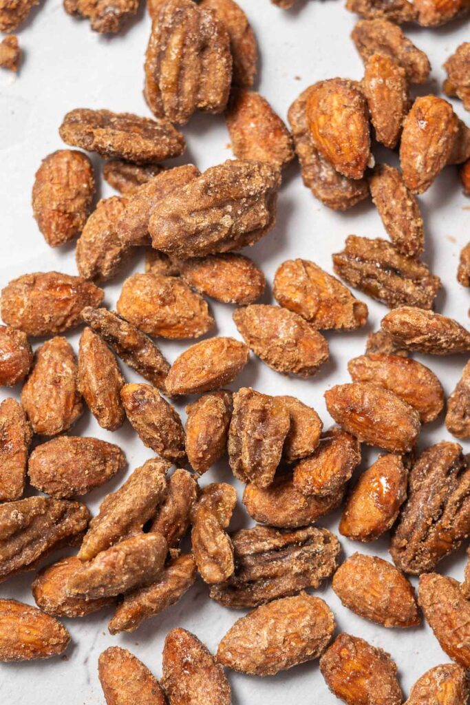 Slow Cooker Candied Nuts (With Maple Syrup) - Tastes of Homemade