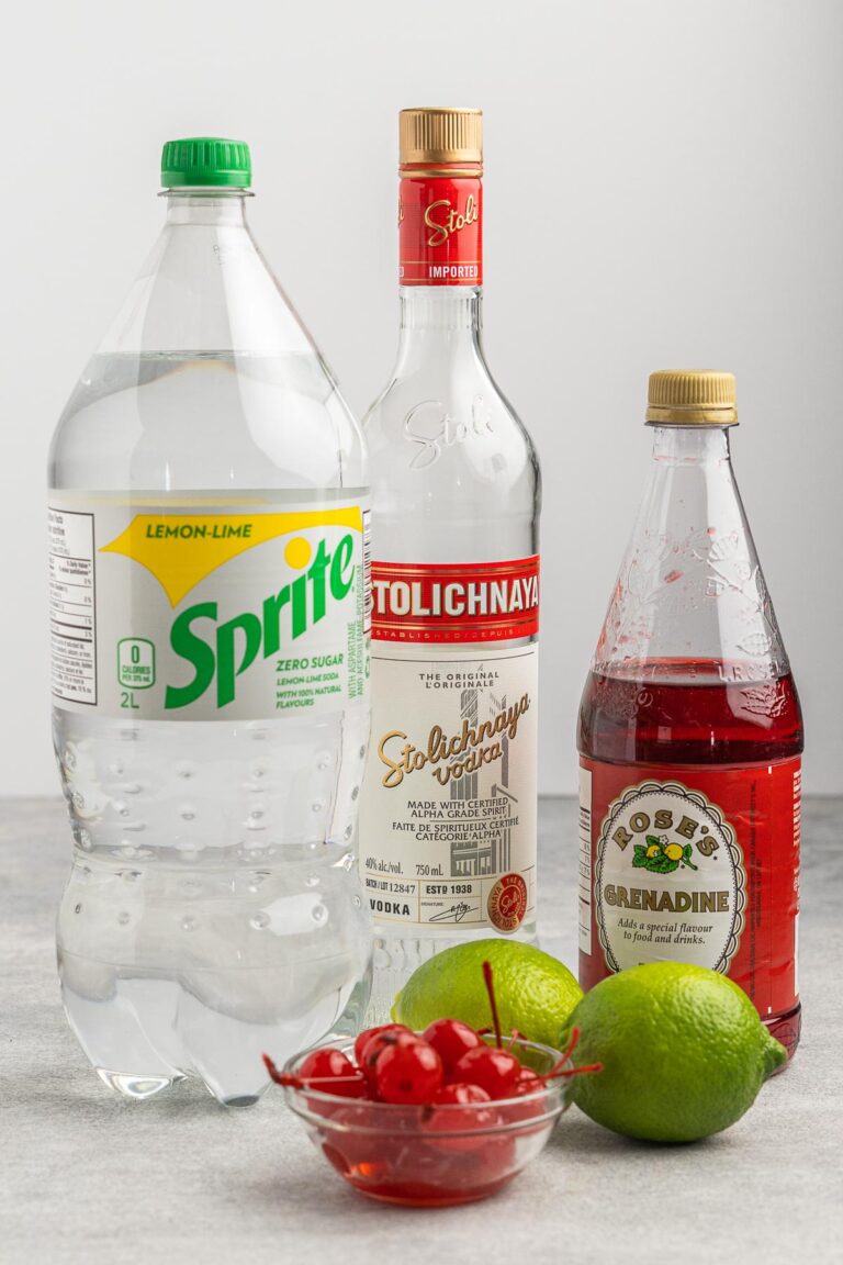 Shirley Temple Cocktail (Dirty Shirley) - Tastes of Homemade