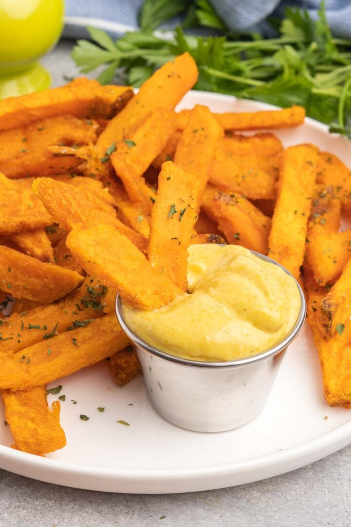 Curry Mayo (Curry Aioli Dip) - Tastes of Homemade