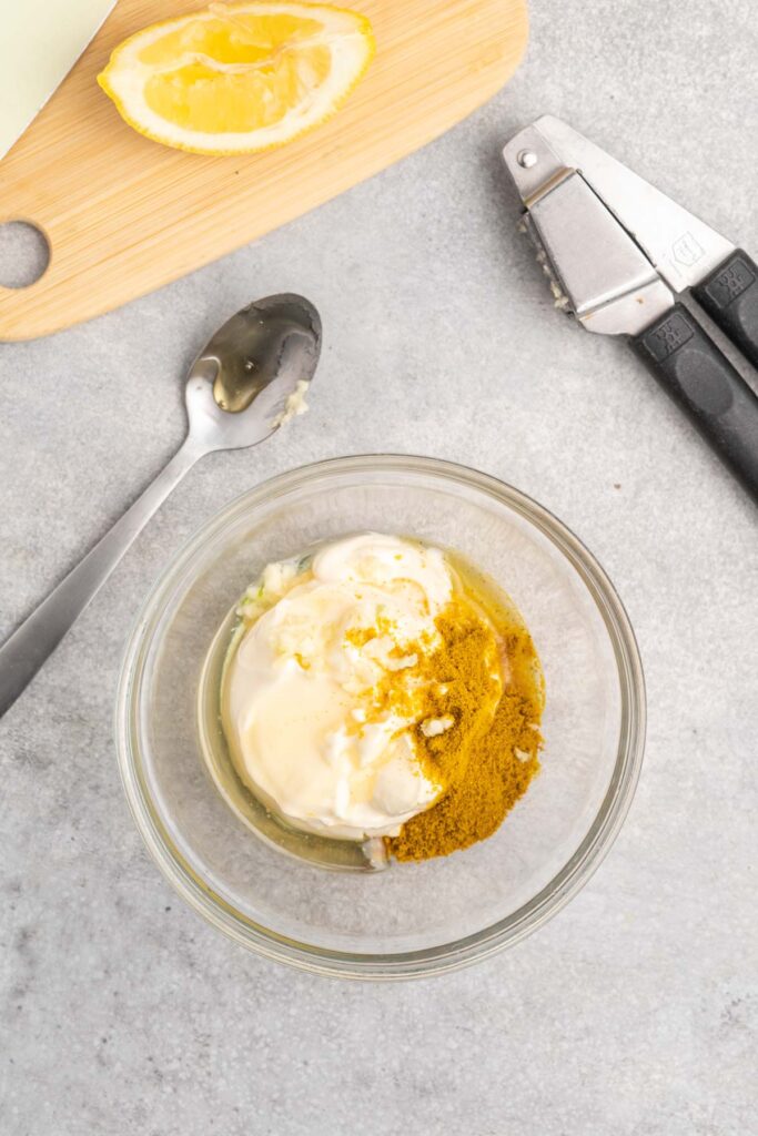 Curry Mayo (Curry Aioli Dip) - Tastes of Homemade