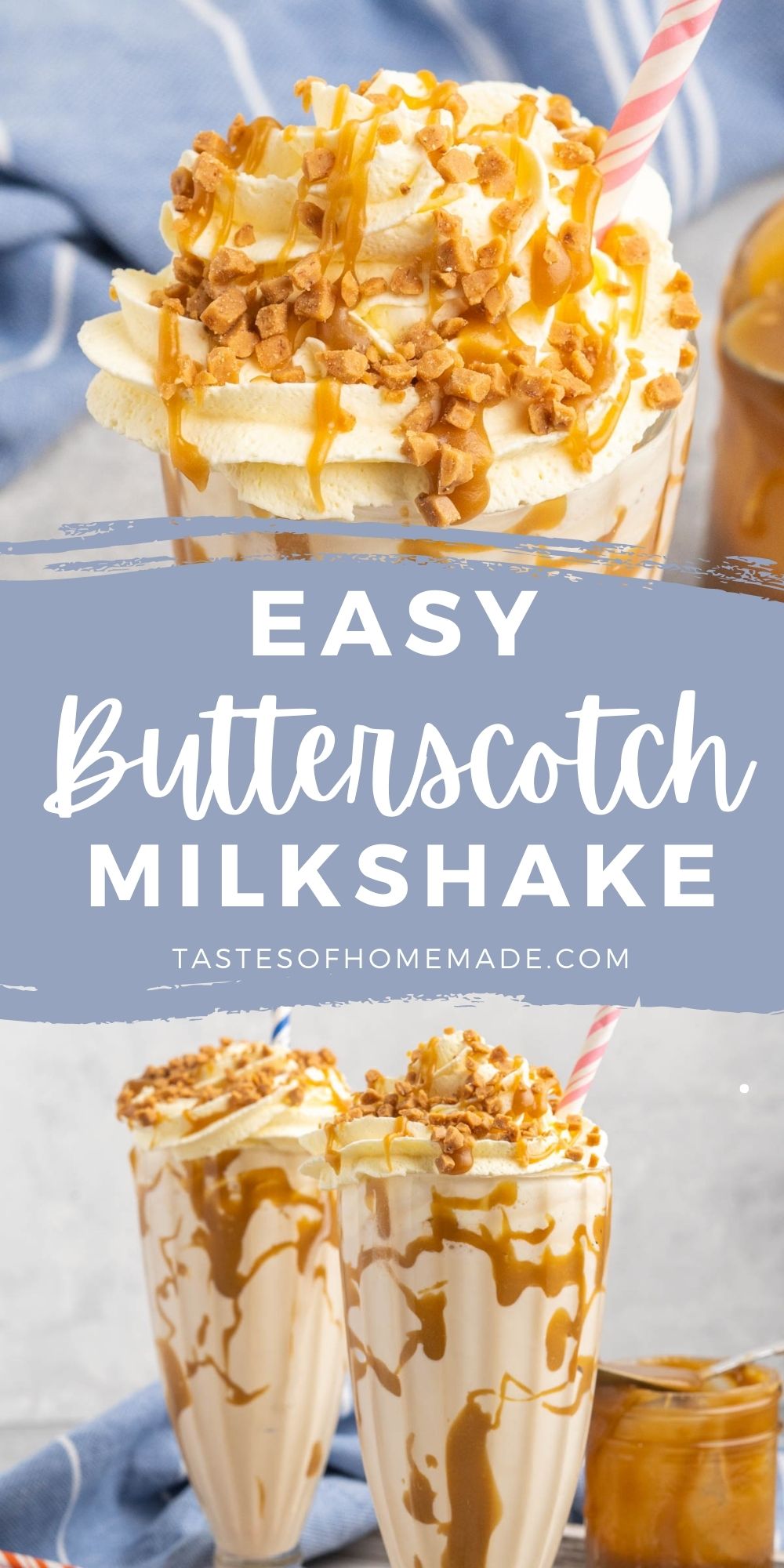 Butterscotch Milkshake - Tastes of Homemade