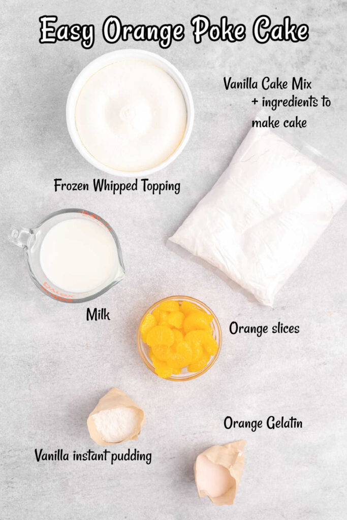 Orange Poke Cake - Tastes of Homemade
