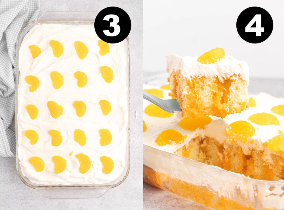 Orange Poke Cake - Tastes of Homemade