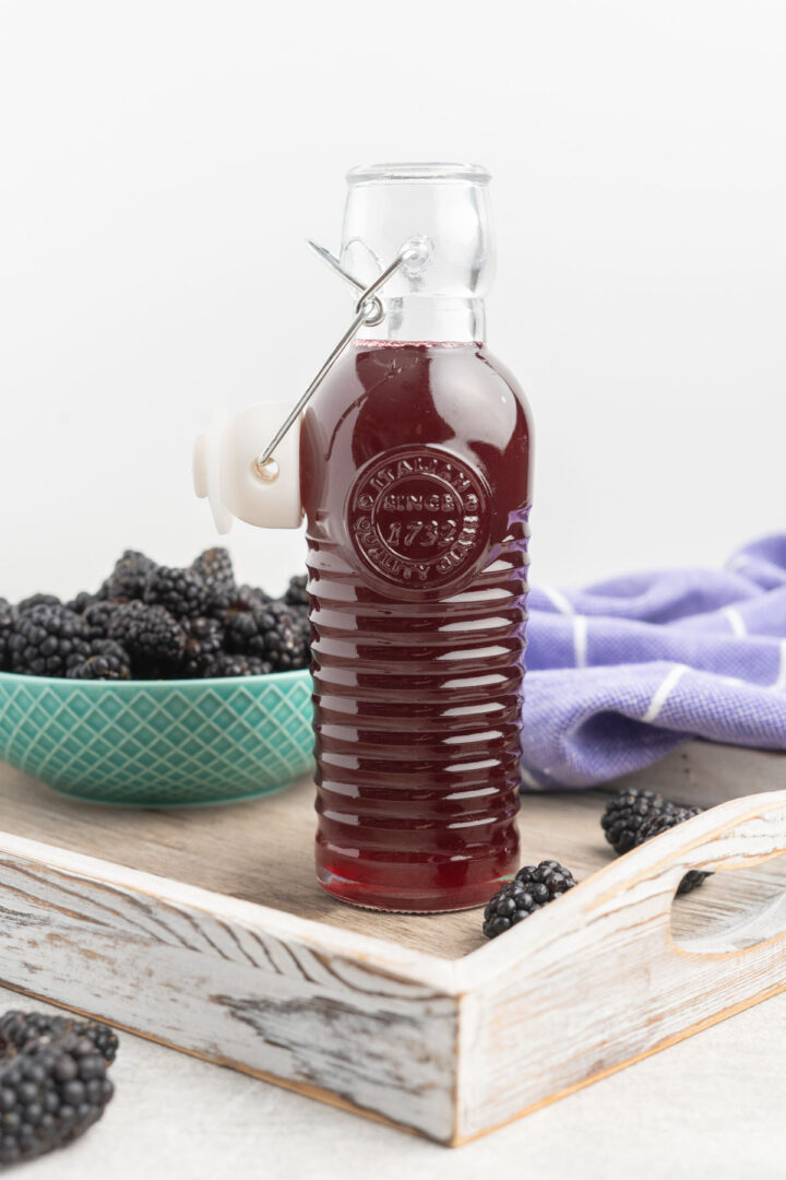 Blackberry Simple Syrup - Tastes of Homemade