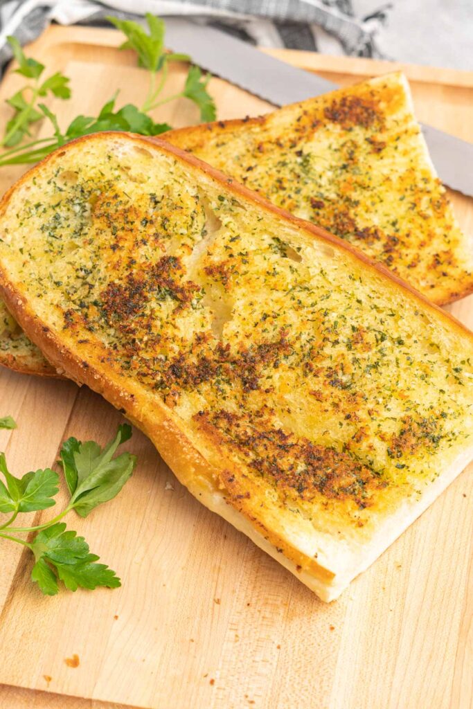 Blackstone Griddle Garlic Bread - Tastes of Homemade