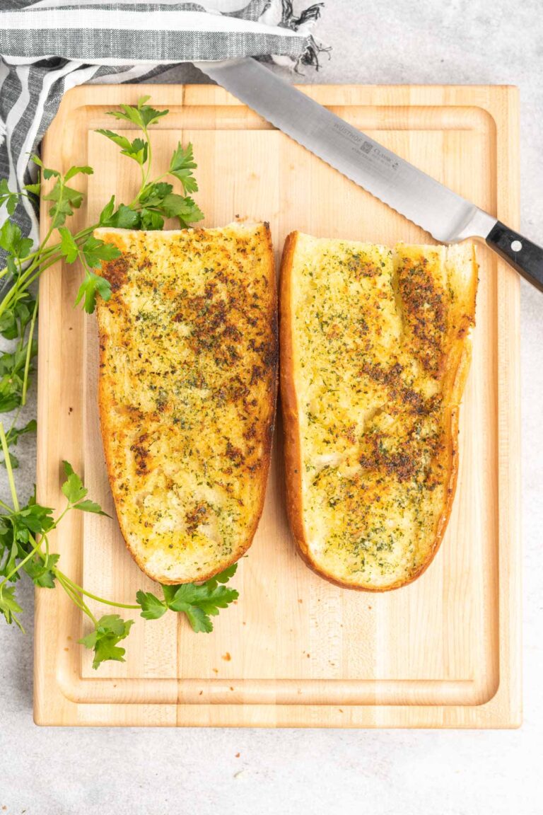 Blackstone Griddle Garlic Bread - Tastes of Homemade