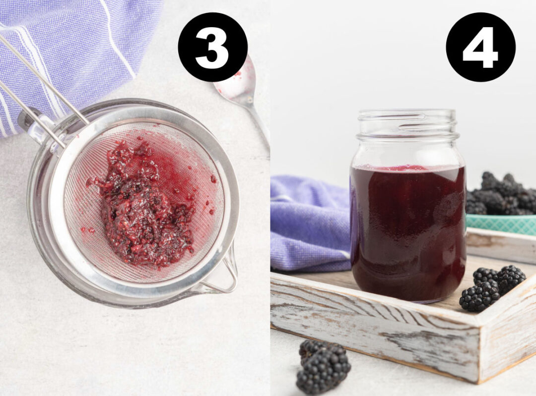 Blackberry Simple Syrup - Tastes of Homemade