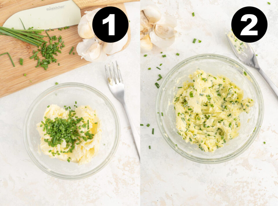 Easy Garlic Chive Butter - Tastes of Homemade
