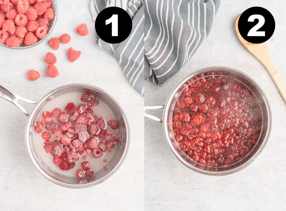 Raspberry Simple Syrup - Tastes of Homemade