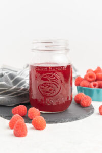 Raspberry Simple Syrup - Tastes of Homemade