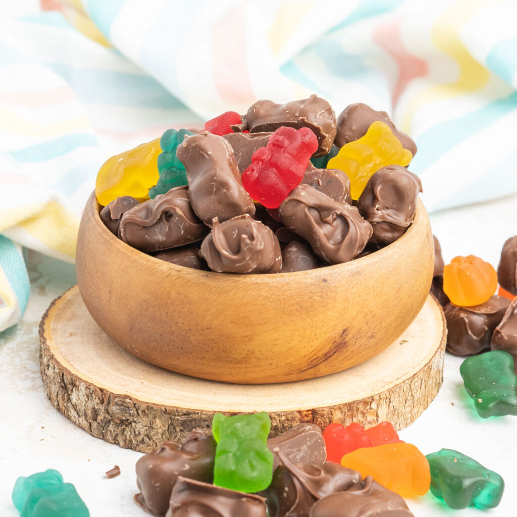 Chocolate Covered Gummy Bears (How-To Make) - Tastes of Homemade