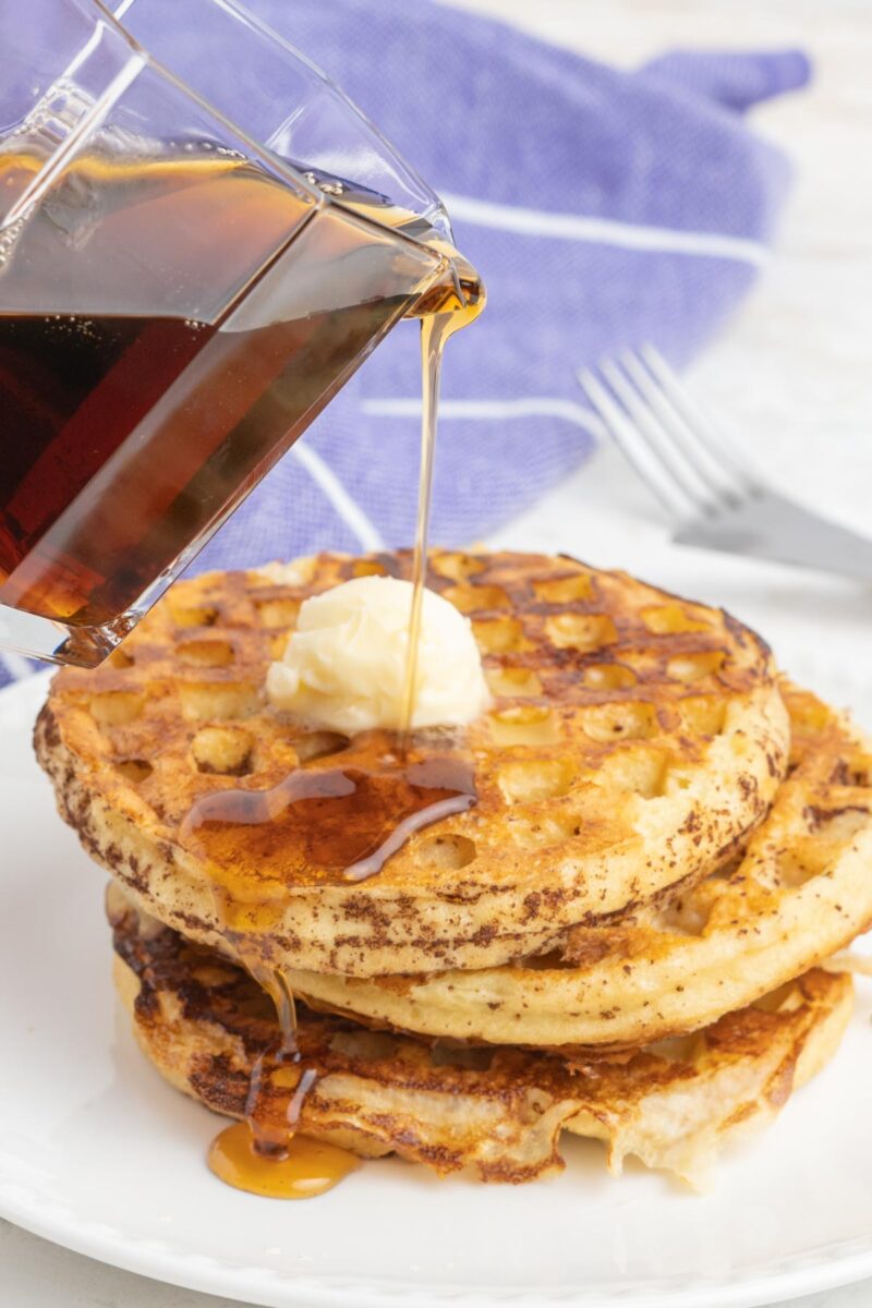 Frozen Waffle French Toast - Tastes of Homemade
