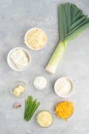Hot Cheesy Caramelized Leek Dip - Tastes of Homemade