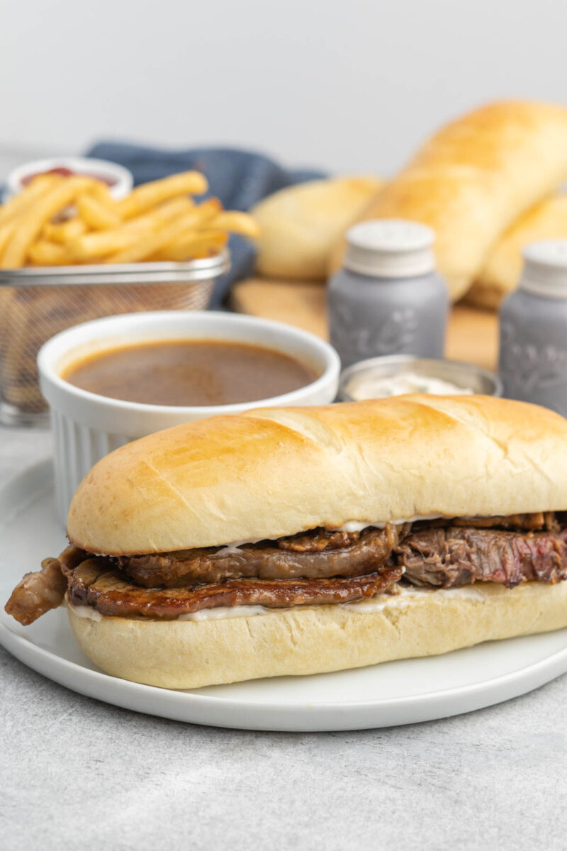 Leftover Prime Rib Beef Dip Sandwiches - Tastes of Homemade