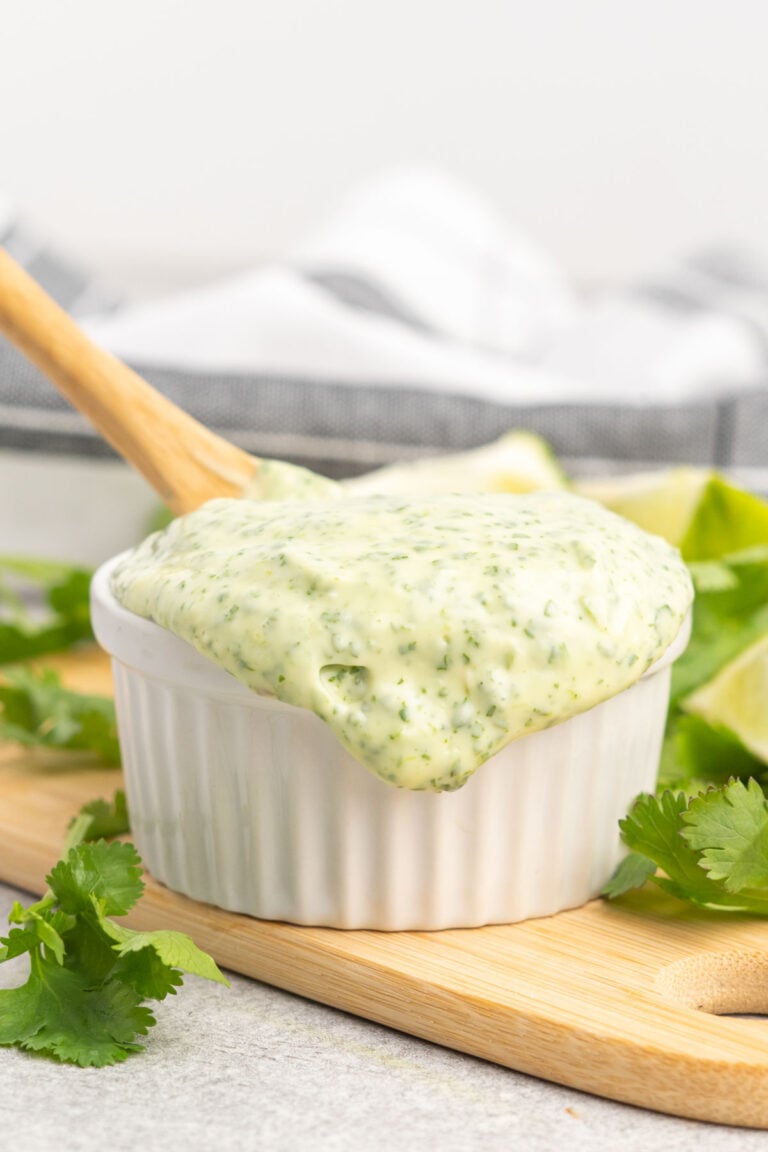 Creamy Cilantro Mayo - Tastes of Homemade