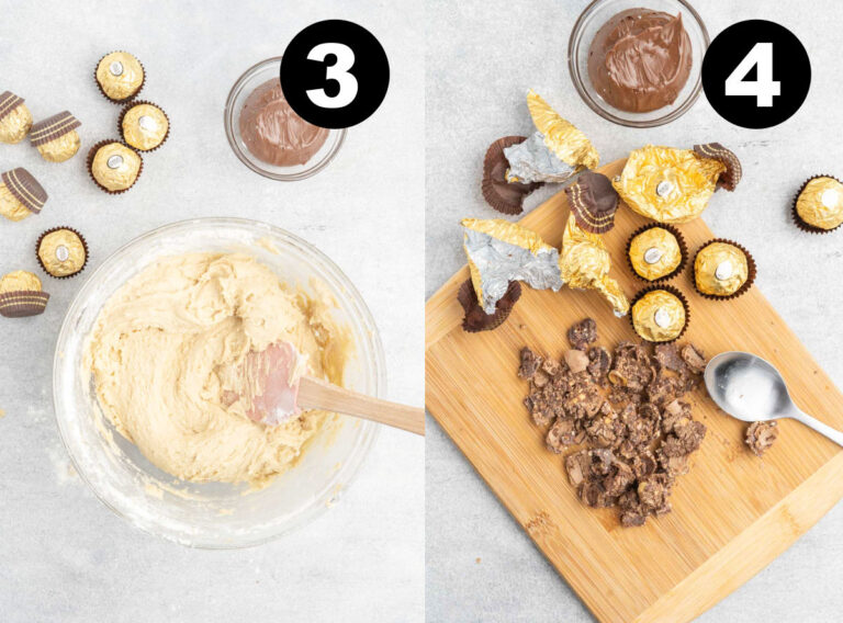 Ferrero Rocher Blondies (Ferrero Rocher Cookie Bars) - Tastes of Homemade