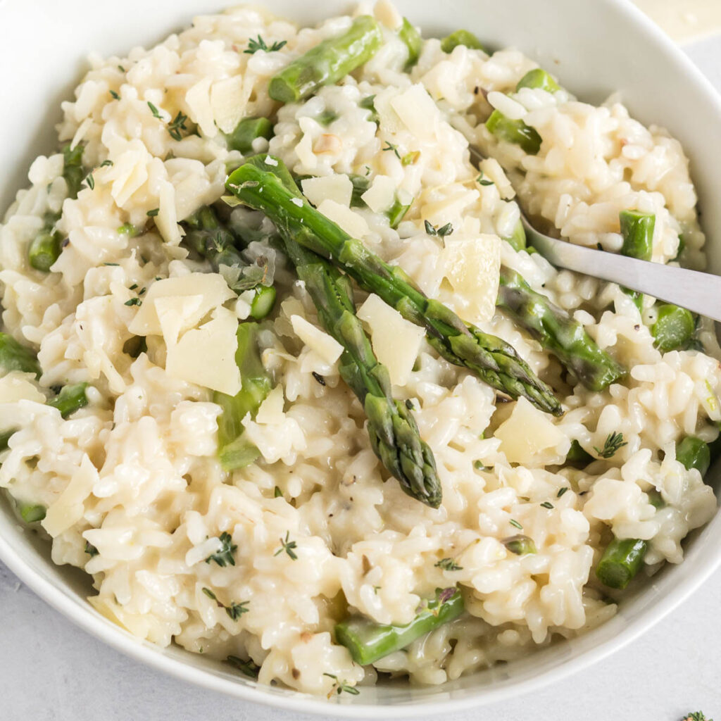 Instant Pot Asparagus Risotto - Tastes of Homemade