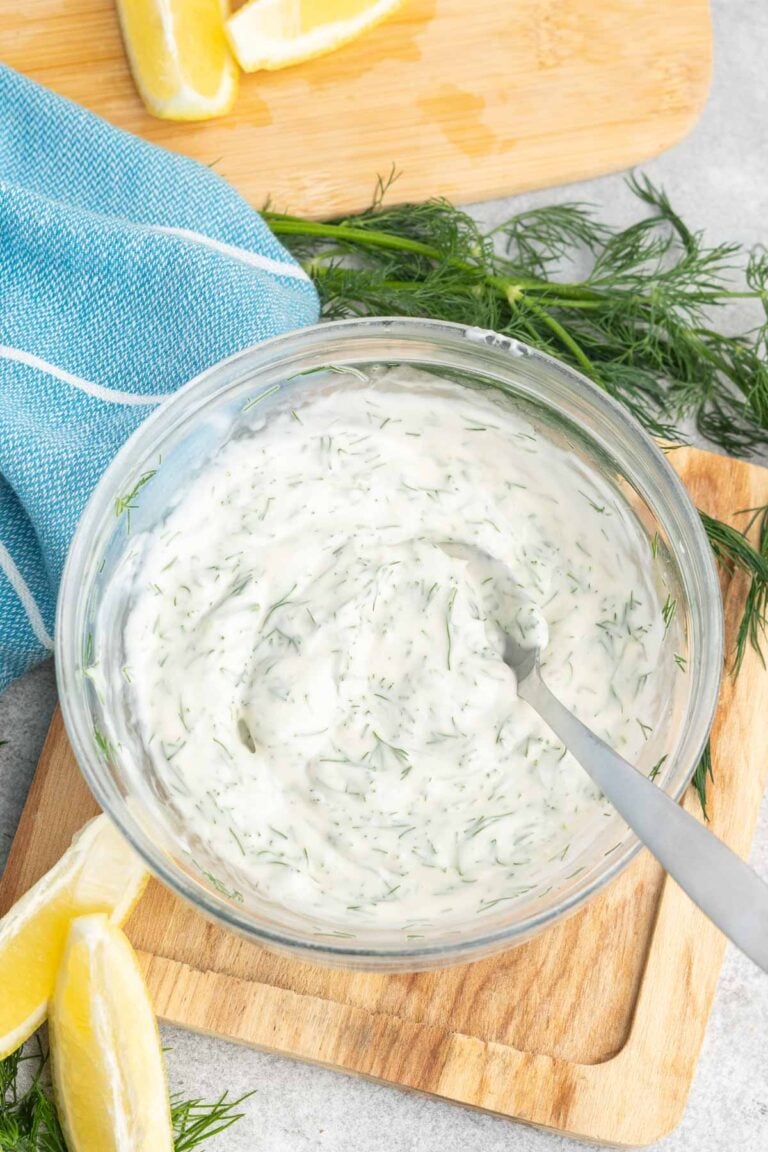 Lemon Dill Mayo - Tastes of Homemade