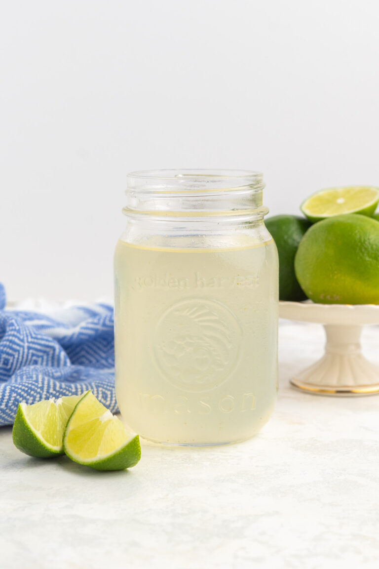 How to Make Lime Simple Syrup - Tastes of Homemade