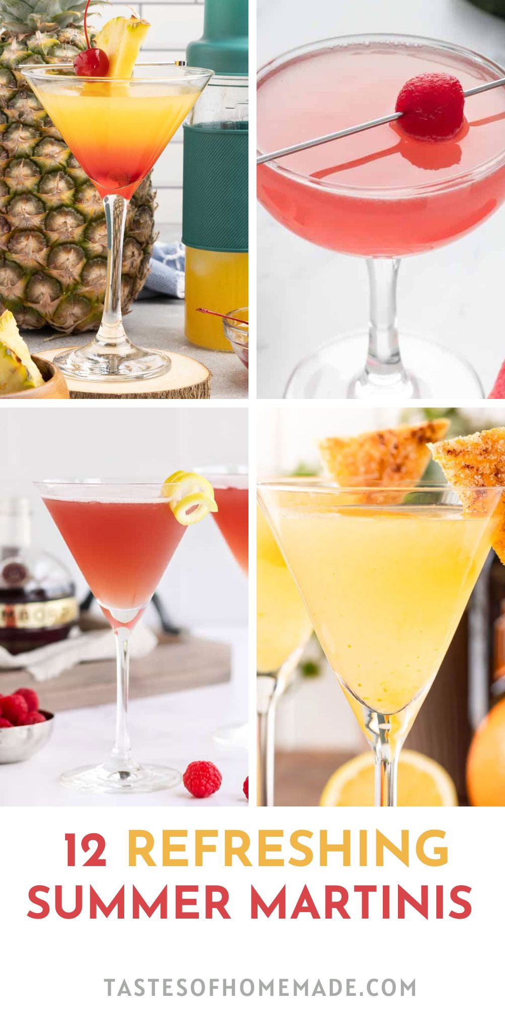 12 Refreshing Martinis for Hot Summer Days - Tastes of Homemade