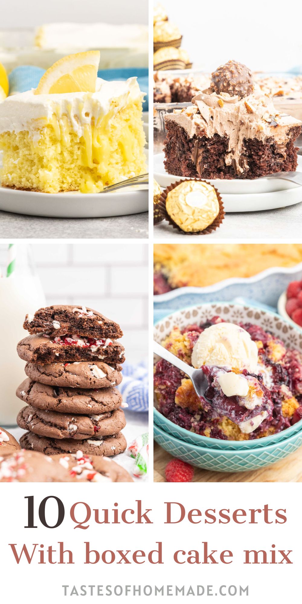 10 Irresistible Desserts You Won't Believe Start with Boxed Cake Mix ...
