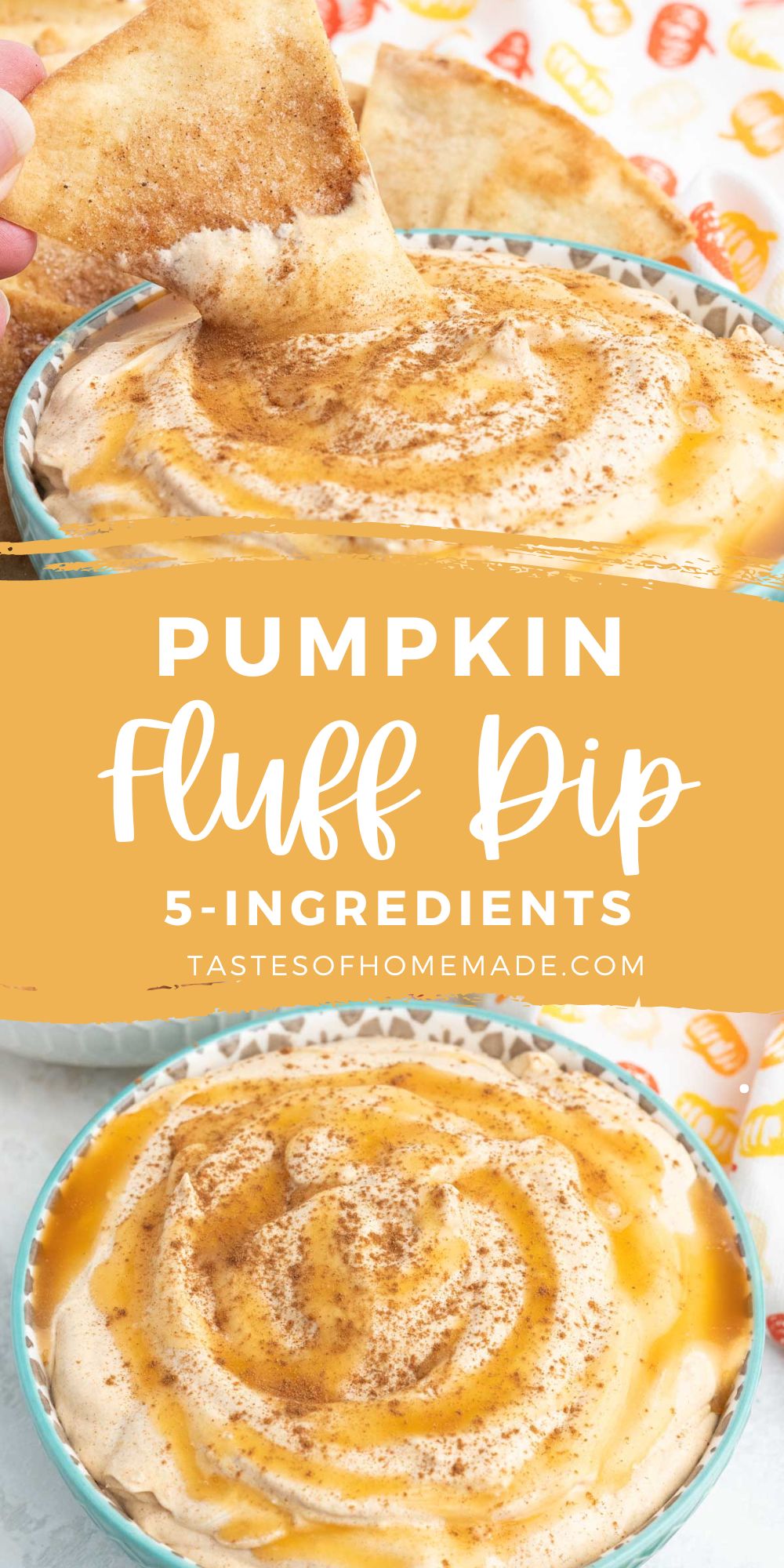 Pumpkin Fluff Dip - Tastes of Homemade