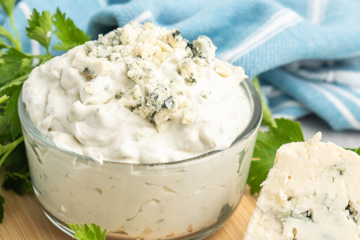 Chunky Blue Cheese Dip - Tastes of Homemade