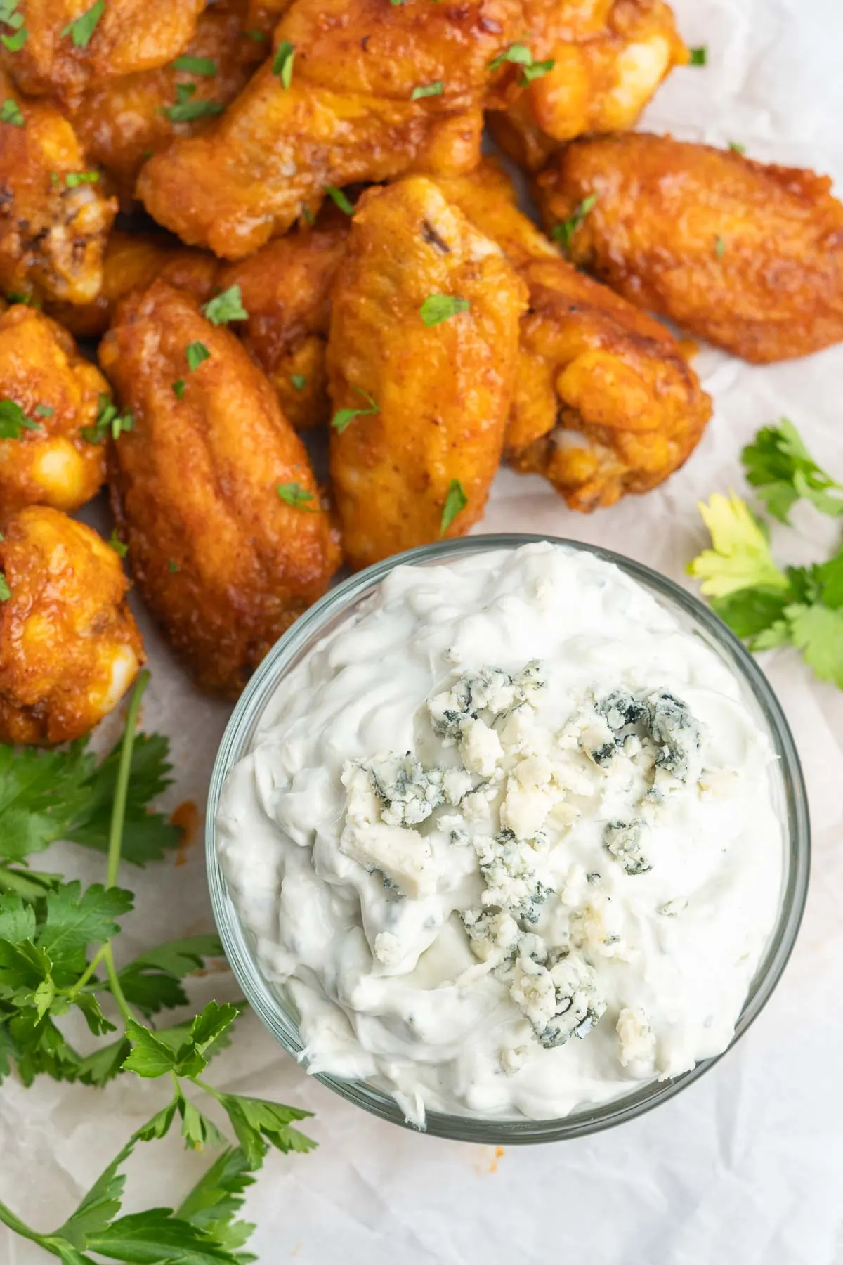 Chunky Blue Cheese Dip - Tastes of Homemade